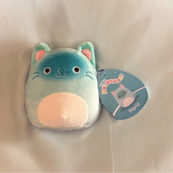 Squishmallows | Toys | Sigrid The Blue Cat 5 Squishmallows Plush | Poshmark